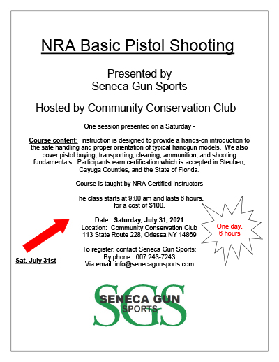 Welcome to Seneca Gun Sports
